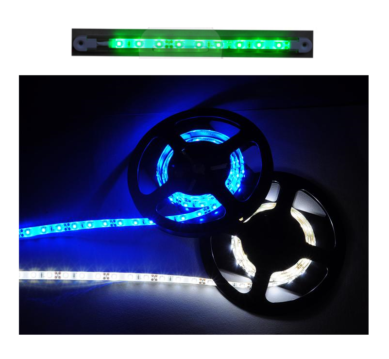 NEW! ADVANCED LED 27" Waterproof Flex Strip Light w/ Green LEDs ...